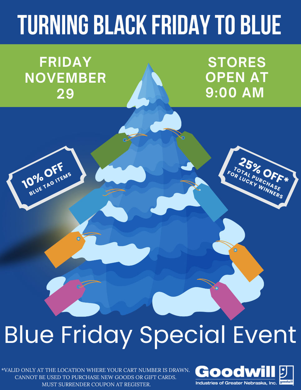 Goodwill is Turning Black Friday...Blue! | Goodwill...